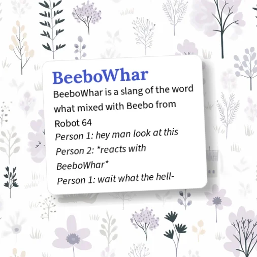 Urban Dictionary: BeeboWhar