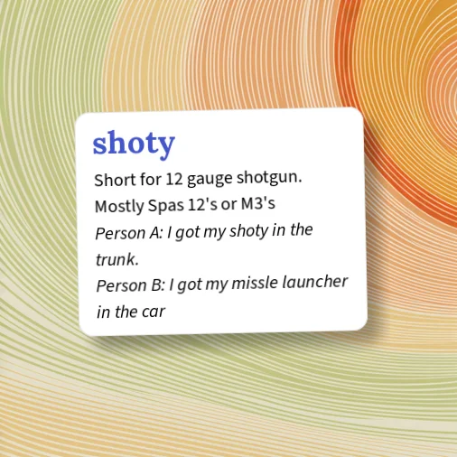 Urban Dictionary: shoty
