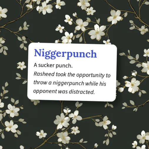 Urban Dictionary: niggerpunch