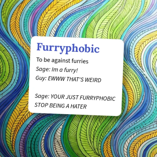 Urban Dictionary: Furryphobic