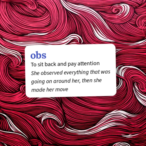 Urban Dictionary: observating