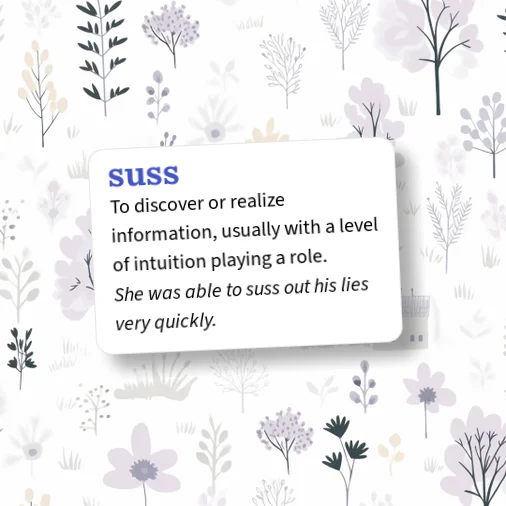 Urban Dictionary: suss