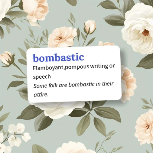 Urban Dictionary: bombastic