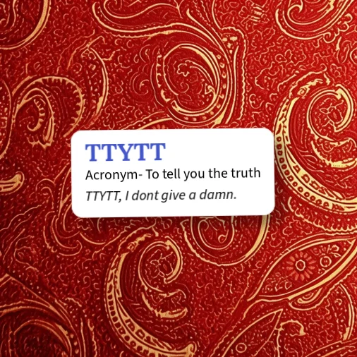 Urban Dictionary: TTYTT