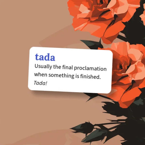Urban Dictionary: tada