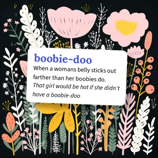 Urban Dictionary: booby-doo