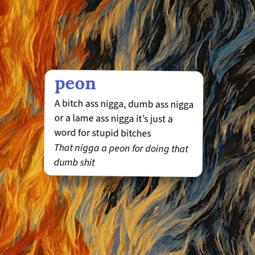 Urban Dictionary: peon'