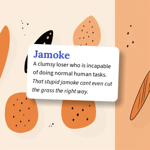 Urban Dictionary: Jamoke