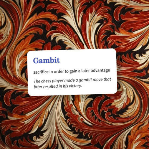 gambit example sentence