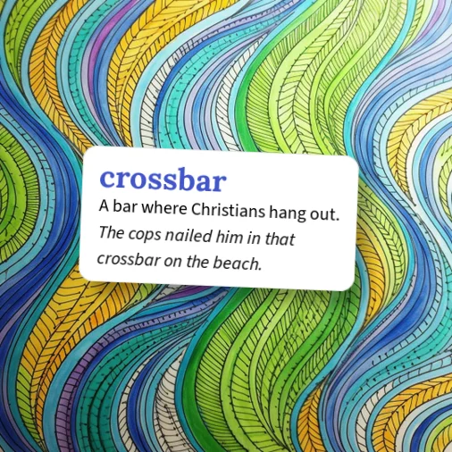 Urban Dictionary: crossbar
