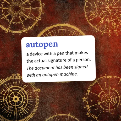 Urban Dictionary: autopen