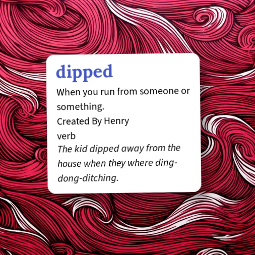 Urban Dictionary: dipped