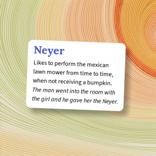 Urban Dictionary: Neyer