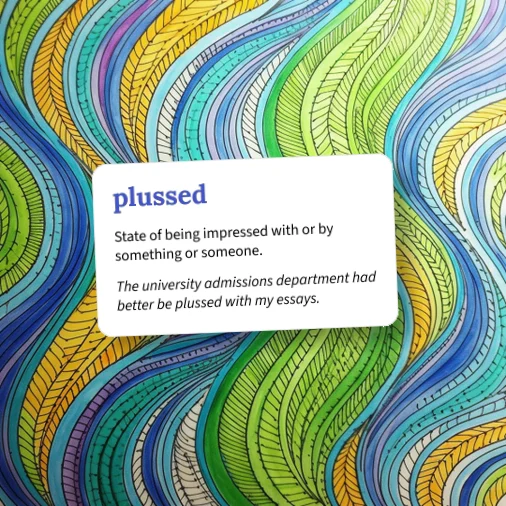 Urban Dictionary: plussed