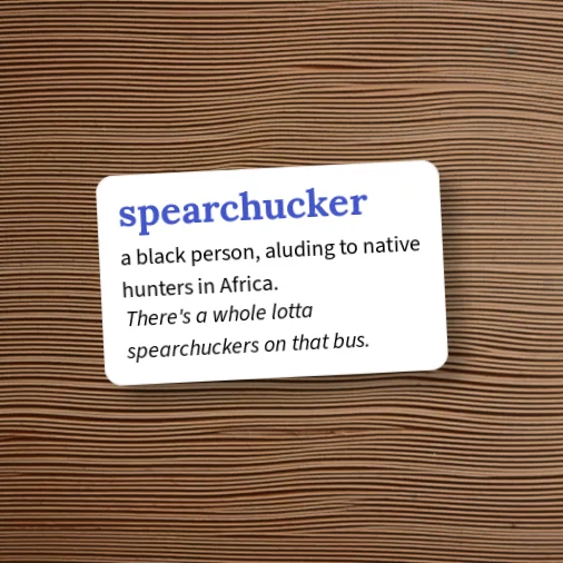 Urban Dictionary: spearchucker