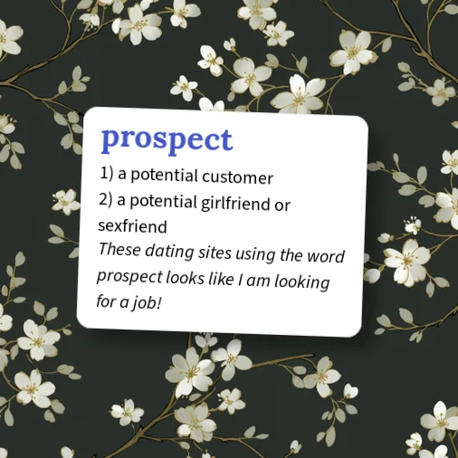 Urban Dictionary: prospect