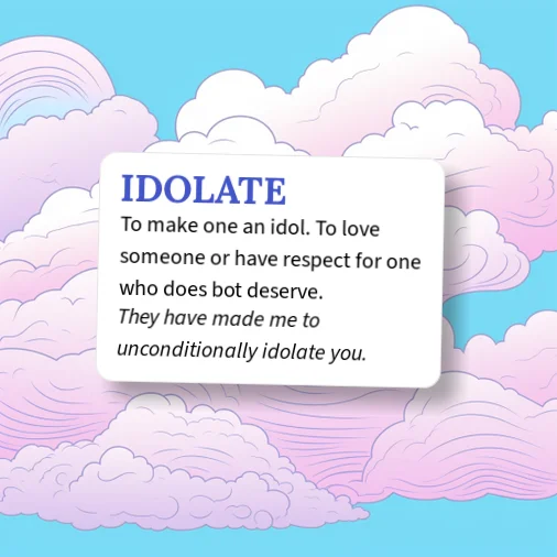 Urban Dictionary: IDOLATE