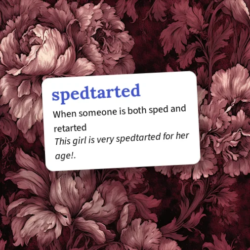 Urban Dictionary: spedtarted