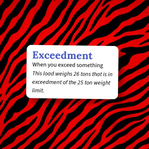Urban Dictionary: Exceedment
