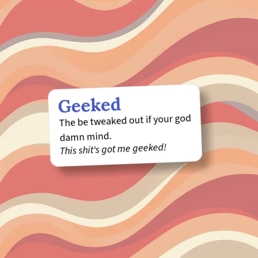 Urban Dictionary: Geeked