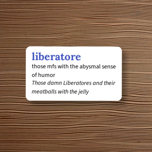 Urban Dictionary: liberatore