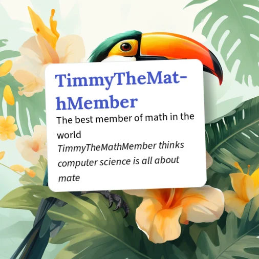 Urban Dictionary: TimmyTheMathMember