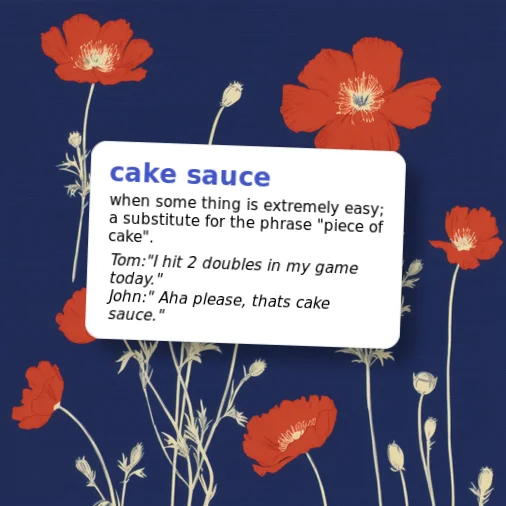 Urban Dictionary: cake sauce