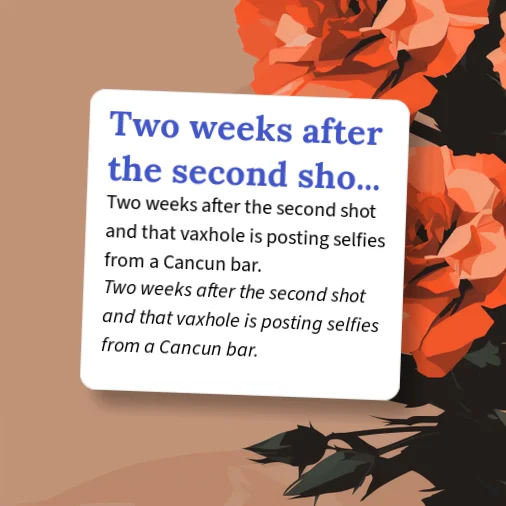 Urban Dictionary: Two weeks after the second shot and that vaxhole is ...