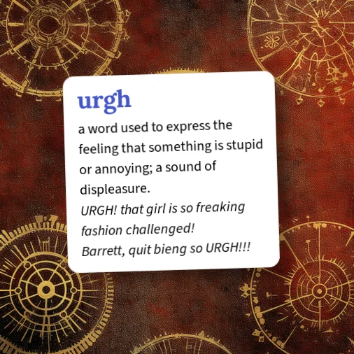 Urban Dictionary: urgh