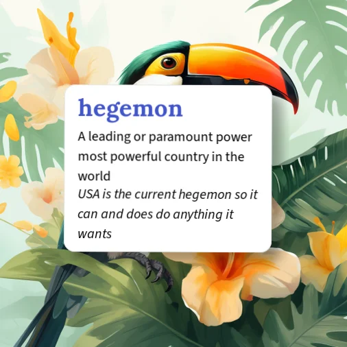 Urban Dictionary: hegemon