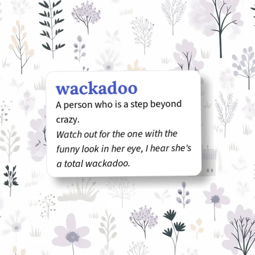 Urban Dictionary: wackadoo