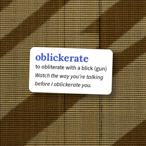 Urban Dictionary: oblickerate