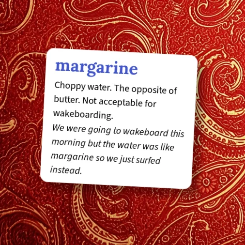Urban Dictionary: margarine