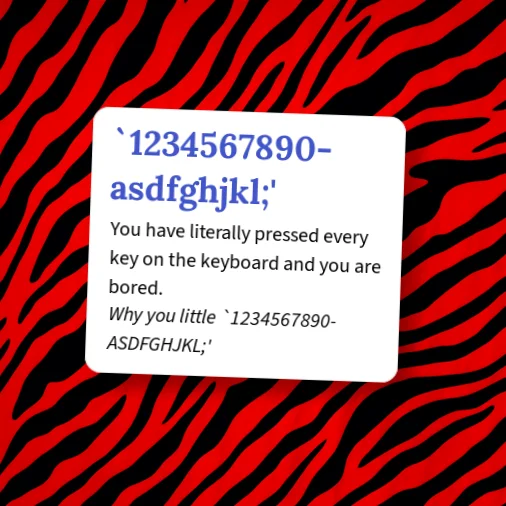 Urban Dictionary: 1234567890-asdfghl