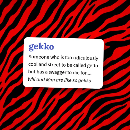 Urban Dictionary: gekko