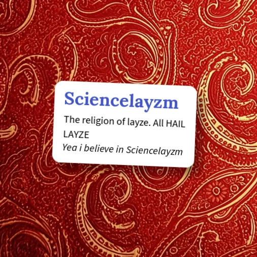Urban Dictionary: Sciencelayzm