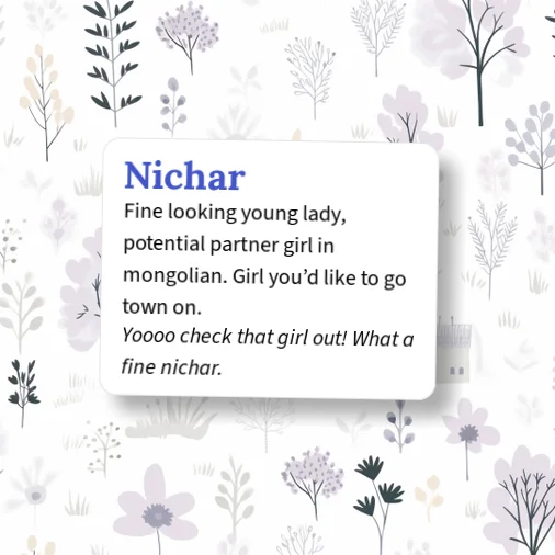 Urban Dictionary: Nichar