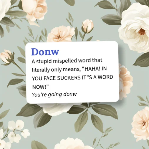 Urban Dictionary: Donw