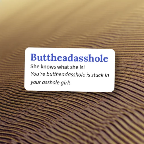 Urban Dictionary: Buttheadasshole
