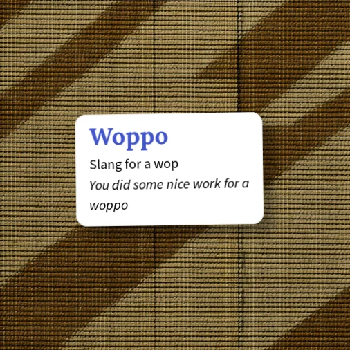 Urban Dictionary: Woppo