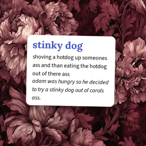Urban Dictionary: sticky dog
