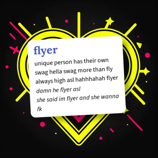Urban Dictionary: flyer