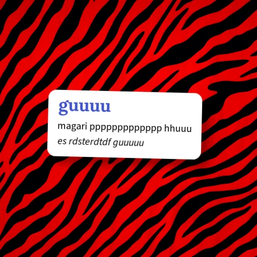 Urban Dictionary: guuuu
