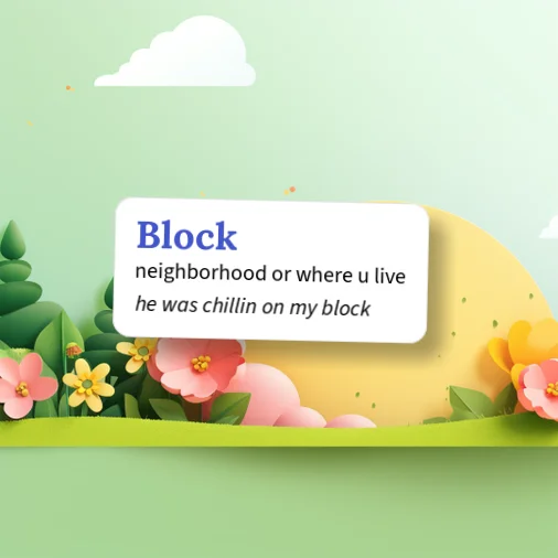 Urban Dictionary: Block