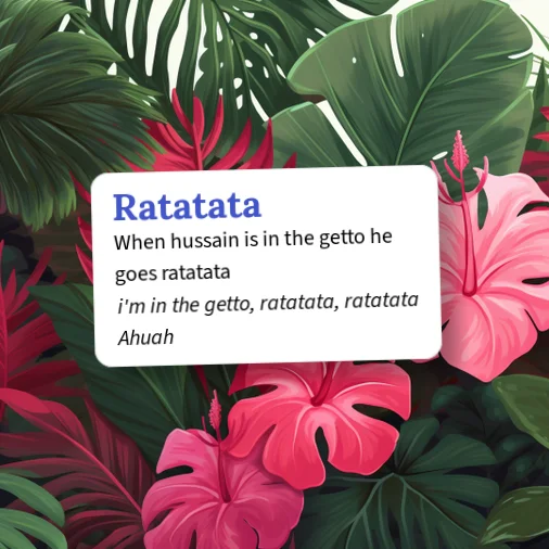 Urban Dictionary: ratatataat