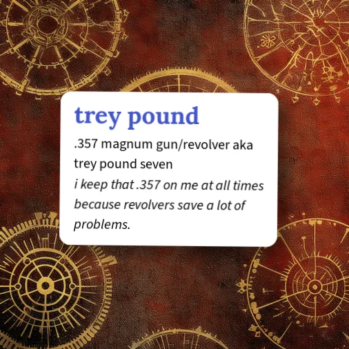 Urban Dictionary: trey-pound
