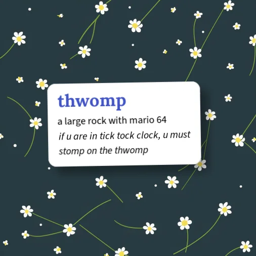 Urban Dictionary: thwomp