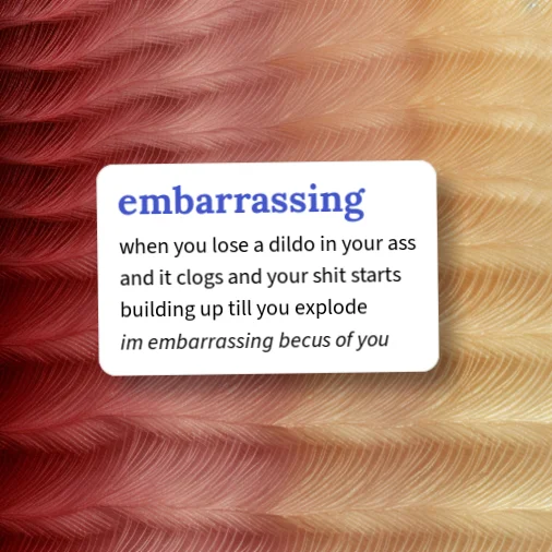 Urban Dictionary: embarrassing