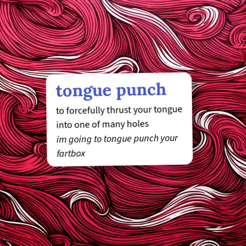 Urban Dictionary: tongue [punch