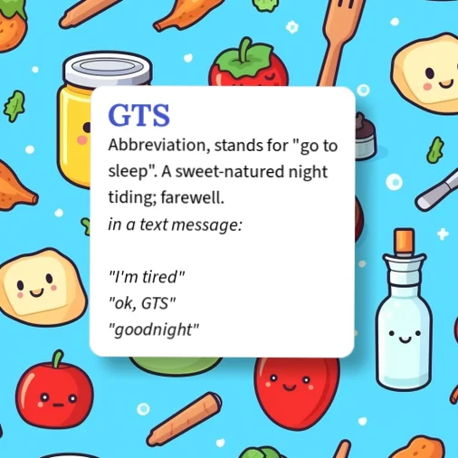 Urban Dictionary: GTS